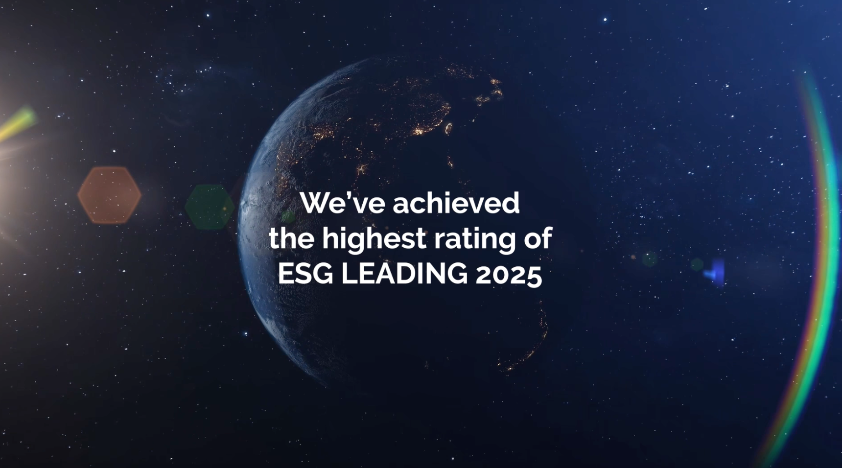 Industry Leading ESG rating